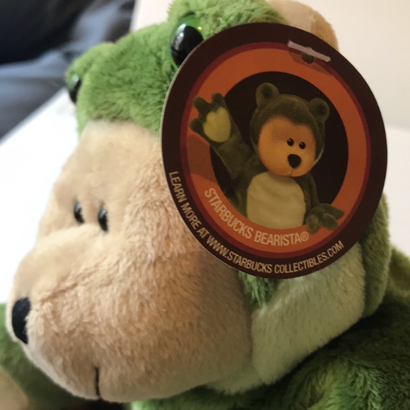 Starbucks | Toys | Nwt Starbucks Bearista Bear 206 Frog Bear | Poshmark